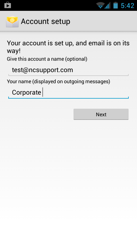 Email account setup on Android 4.x.x (Jelly Bean and ICS) (SMTP/IMAP/POP3) - Knowledgebase ...